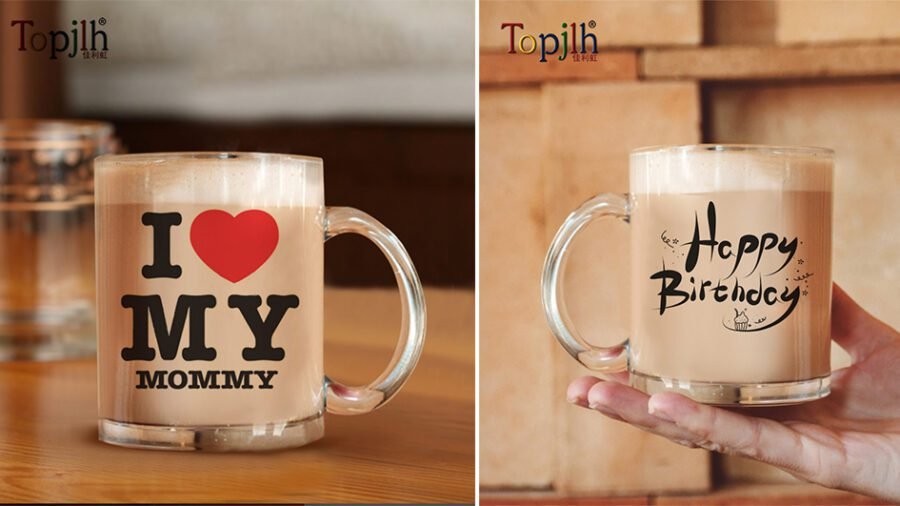 Sublimation Glass Coffee Mug - Showcase Vibrant Custom Designs
